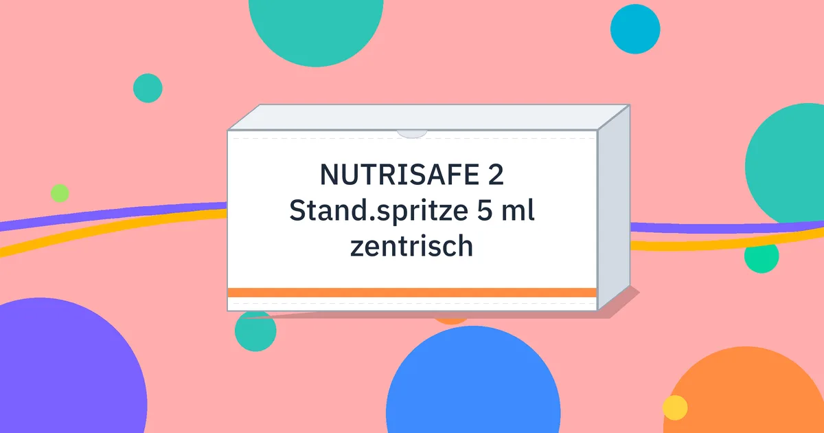 Symbolbild: Packung mit der Aufschrift NUTRISAFE 2 Stand.spritze 5 ml zentrisch (PZN 09447033) – Verfügbarkeit und Bezug in Apotheken in Frankfurt am Main