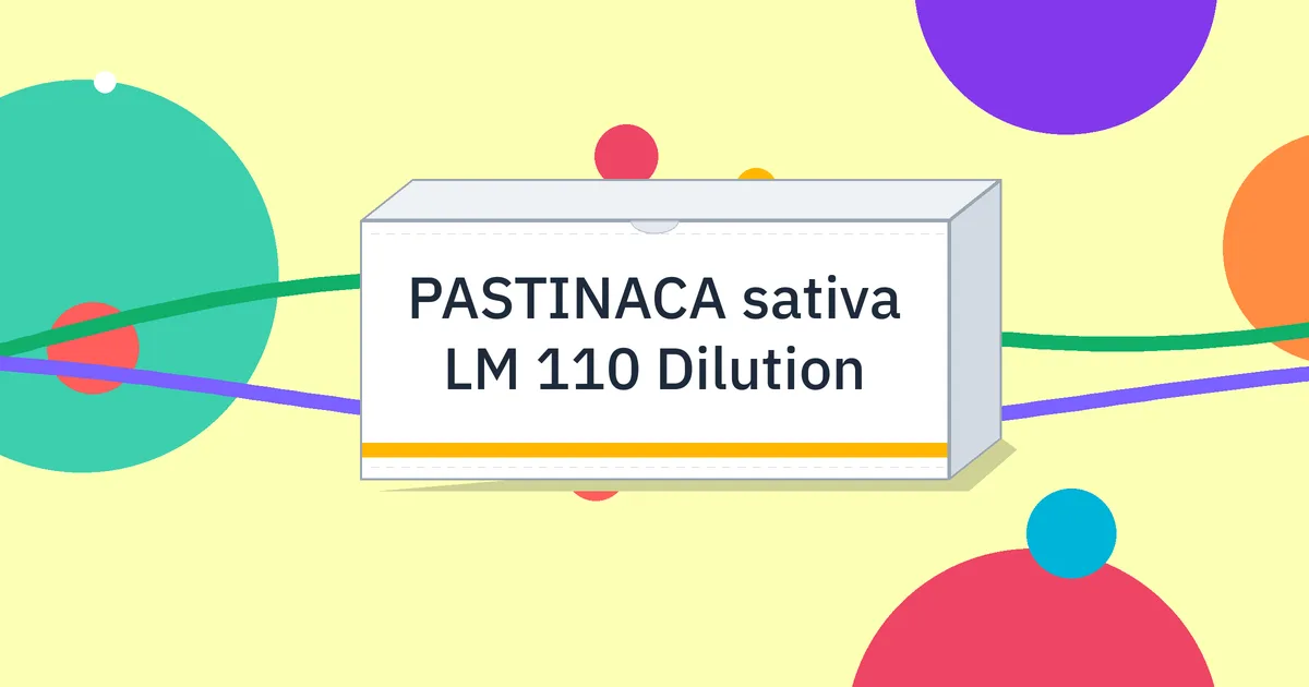 Symbolbild: Packung mit der Aufschrift PASTINACA sativa LM 110 Dilution (PZN 13632612) – Verfügbarkeit und Bezug in Apotheken in Frankfurt am Main
