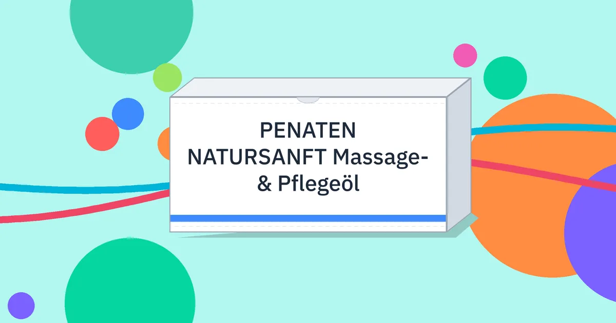Symbolbild: Packung mit der Aufschrift PENATEN NATURSANFT Massage- & Pflegeöl (PZN 18257685) – Verfügbarkeit und Bezug in Apotheken in Frankfurt am Main