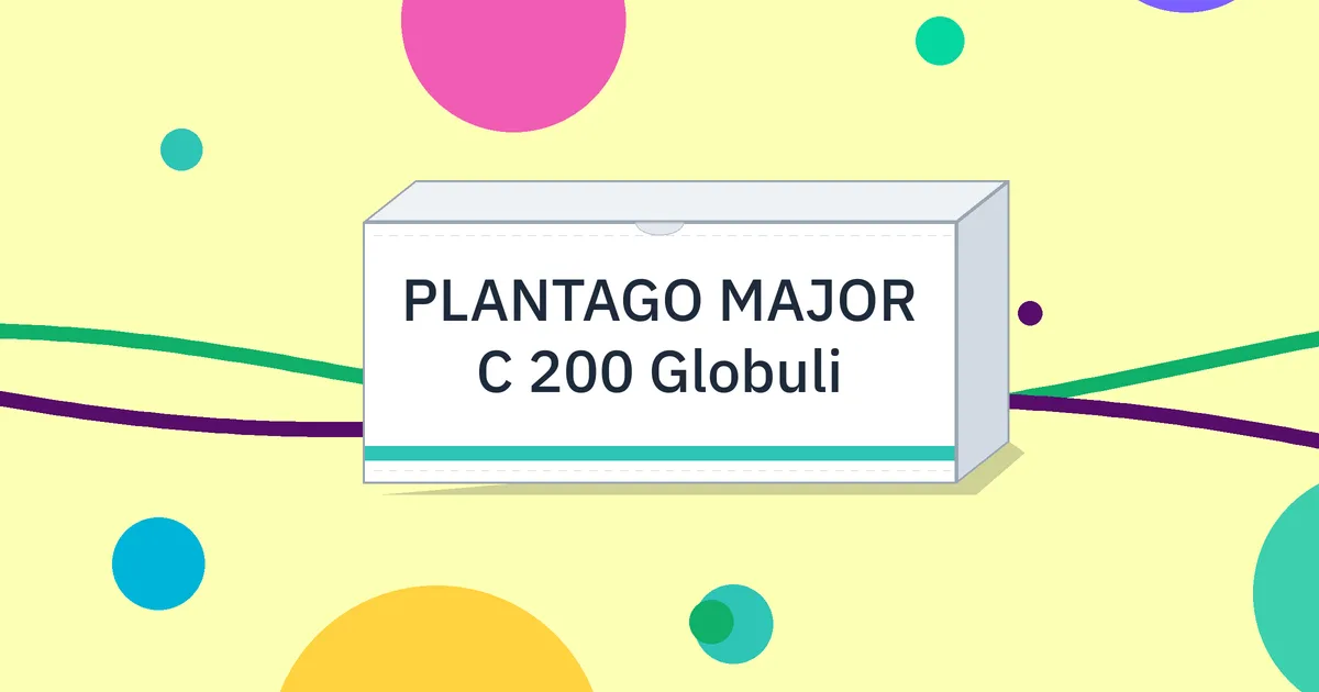 Symbolbild: Packung mit der Aufschrift PLANTAGO MAJOR C 200 Globuli (PZN 16693181) – Verfügbarkeit und Bezug in Apotheken in Frankfurt am Main