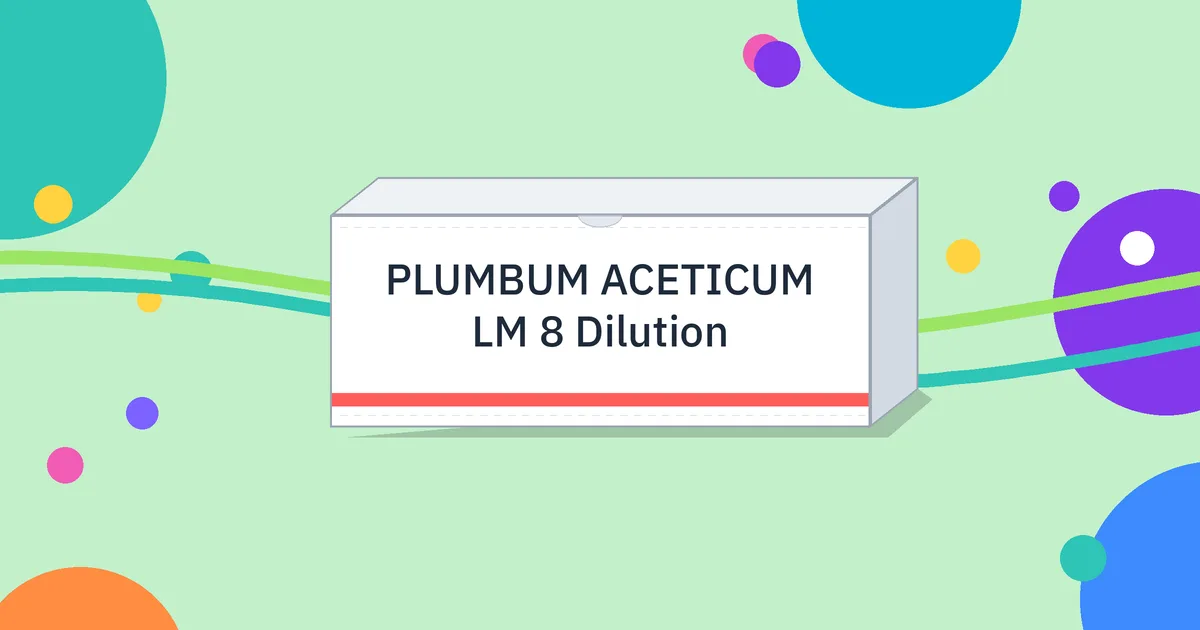 Symbolbild: Packung mit der Aufschrift PLUMBUM ACETICUM LM 8 Dilution (PZN 13038760) – Verfügbarkeit und Bezug in Apotheken in Frankfurt am Main