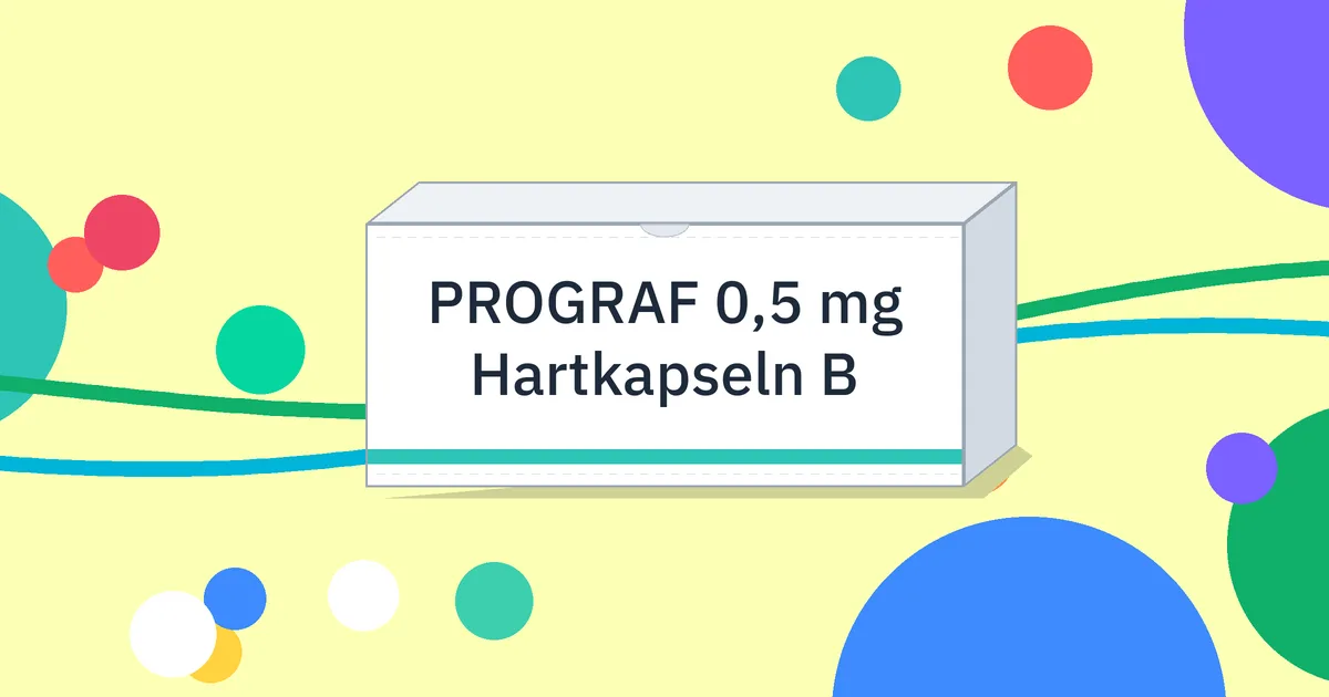 Symbolbild: Packung mit der Aufschrift PROGRAF 0,5 mg Hartkapseln B (PZN 03643856) – Verfügbarkeit und Bezug in Apotheken in Frankfurt am Main