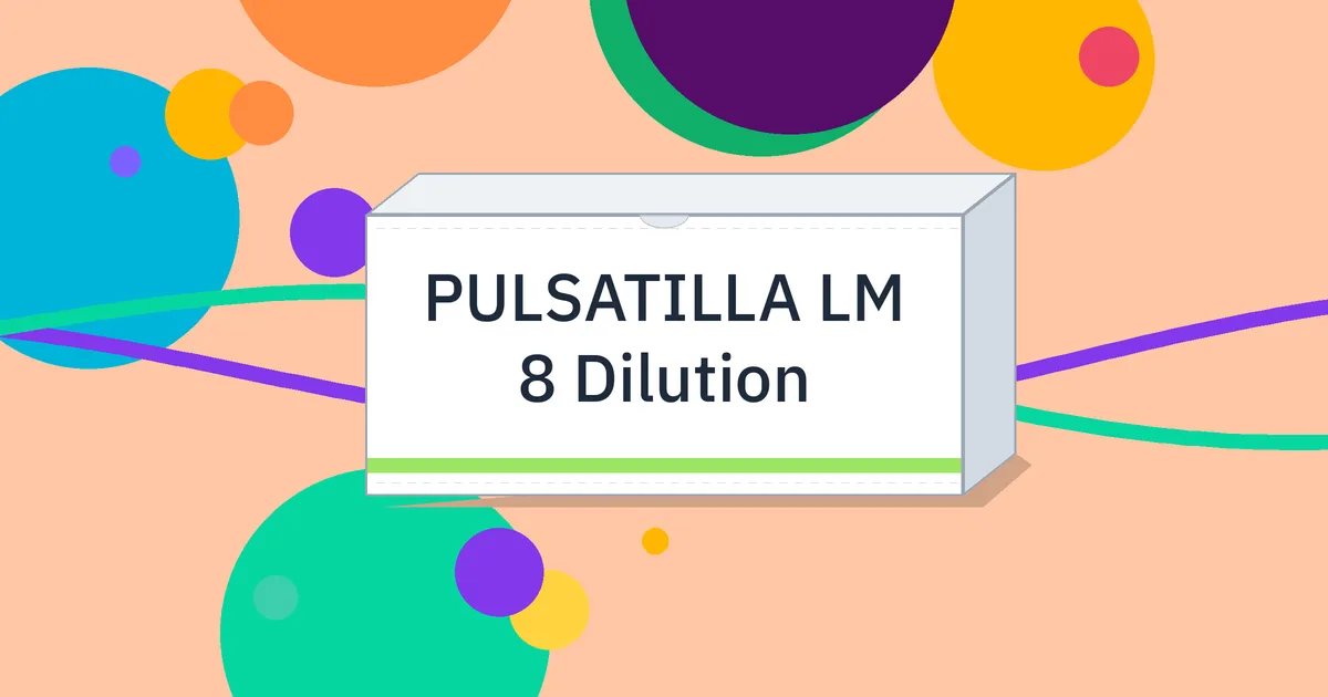Symbolbild: Packung mit der Aufschrift PULSATILLA LM 8 Dilution (PZN 13044192) – Verfügbarkeit und Bezug in Apotheken in Frankfurt am Main