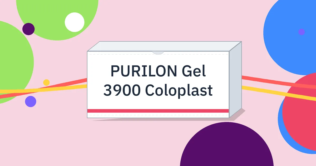 Symbolbild: Packung mit der Aufschrift PURILON Gel 3900 Coloplast (PZN 20510743) – Verfügbarkeit und Bezug in Apotheken in Frankfurt am Main