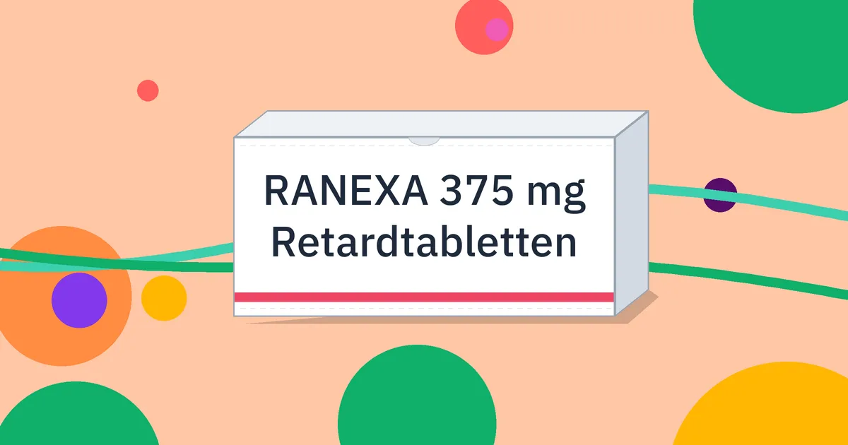 Symbolbild: Packung mit der Aufschrift RANEXA 375 mg Retardtabletten (PZN 14385481) – Verfügbarkeit und Bezug in Apotheken in Frankfurt am Main