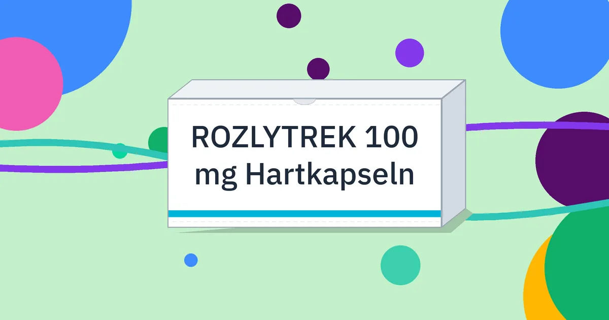 Symbolbild: Packung mit der Aufschrift ROZLYTREK 100 mg Hartkapseln (PZN 15393554) – Verfügbarkeit und Bezug in Apotheken in Frankfurt am Main