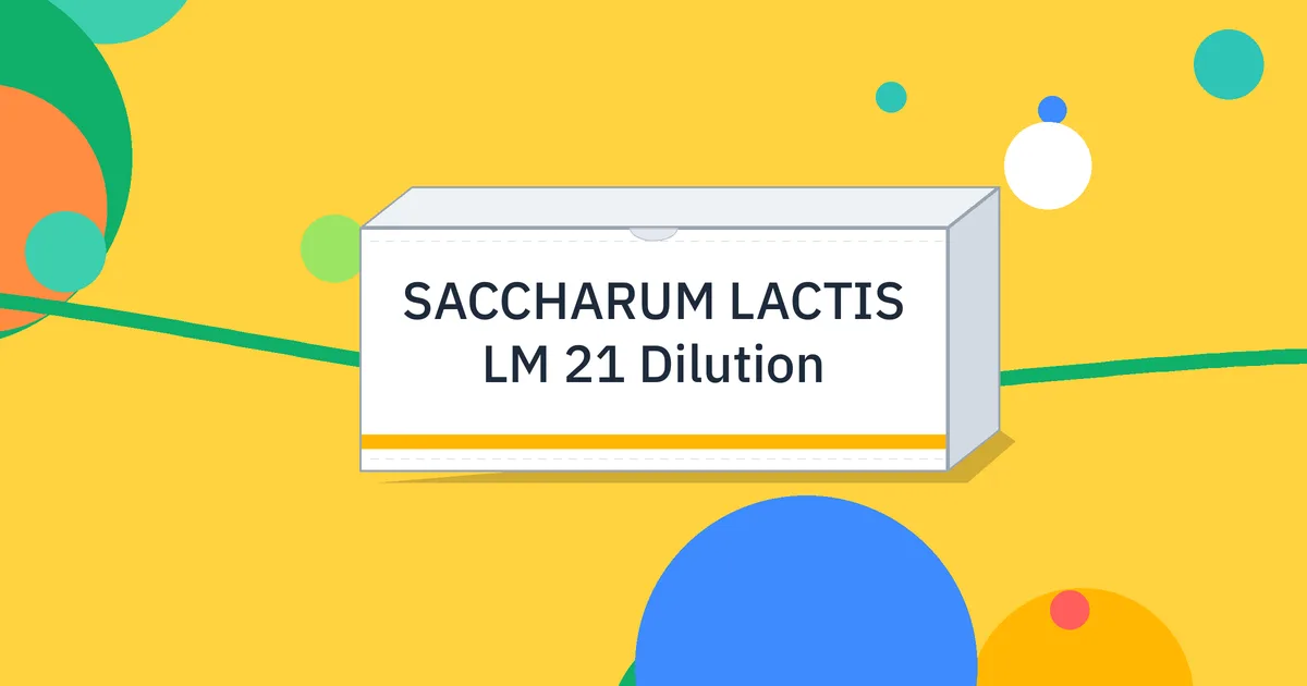Symbolbild: Packung mit der Aufschrift SACCHARUM LACTIS LM 21 Dilution (PZN 13176829) – Verfügbarkeit und Bezug in Apotheken in Frankfurt am Main