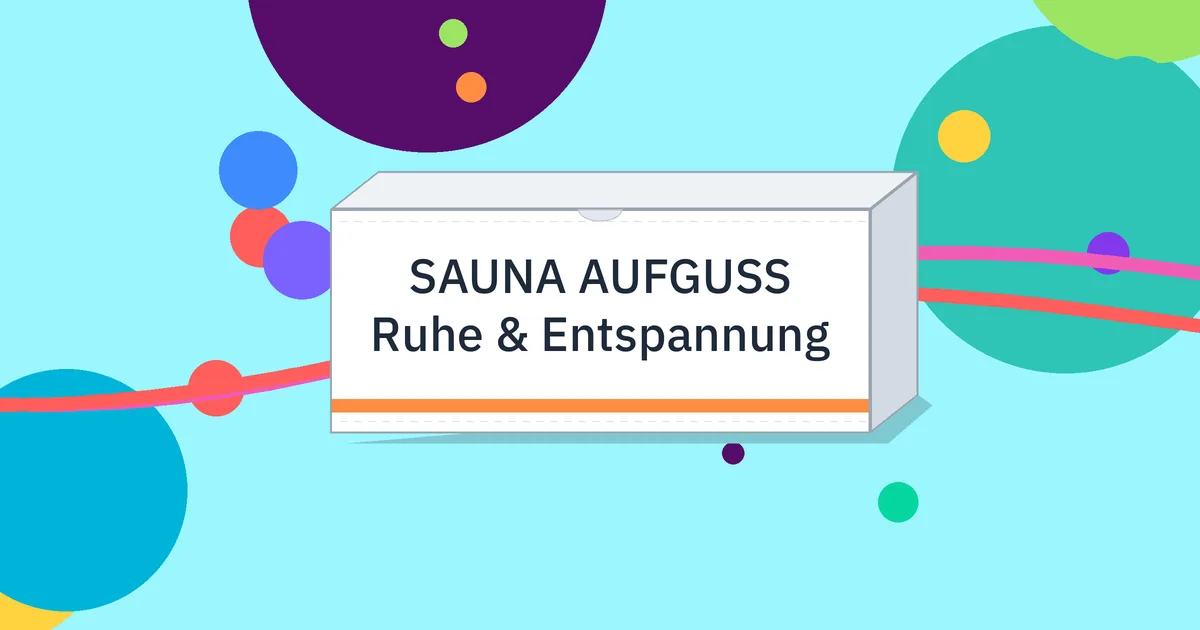 Symbolbild: Packung mit der Aufschrift SAUNA AUFGUSS Ruhe & Entspannung (PZN 20164407) – Verfügbarkeit und Bezug in Apotheken in Frankfurt am Main