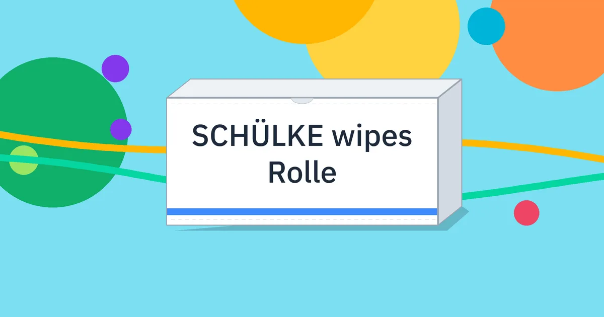Symbolbild: Packung mit der Aufschrift SCHÜLKE wipes Rolle (PZN 18050429) – Verfügbarkeit und Bezug in Apotheken in Frankfurt am Main