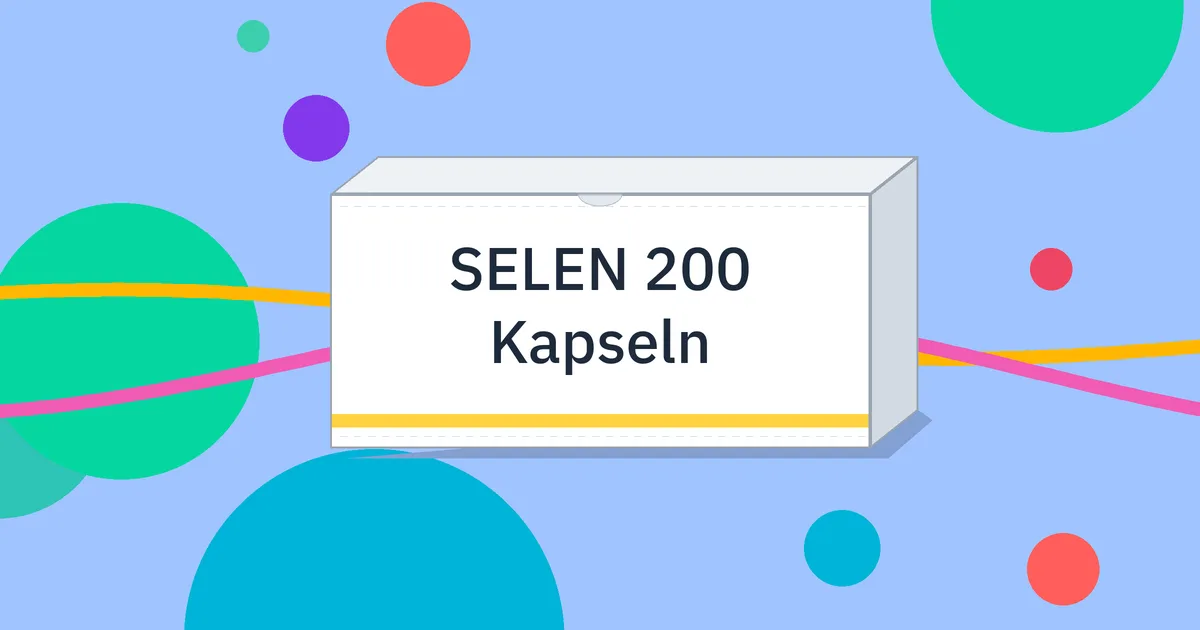 Symbolbild: Packung mit der Aufschrift SELEN 200 Kapseln (PZN 10996153) – Verfügbarkeit und Bezug in Apotheken in Frankfurt am Main
