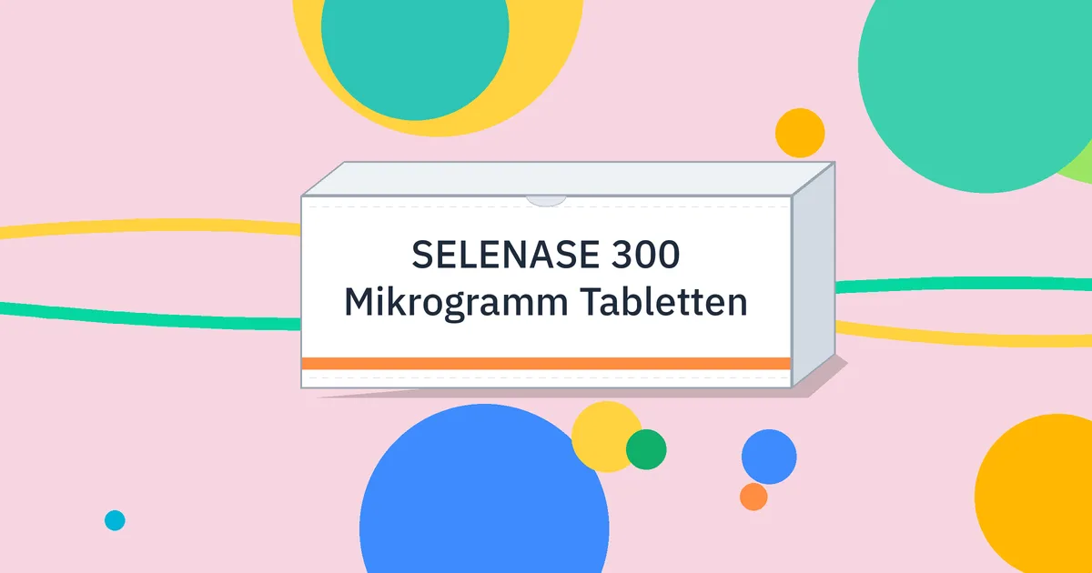 Symbolbild: Packung mit der Aufschrift SELENASE 300 Mikrogramm Tabletten (PZN 15736095) – Verfügbarkeit und Bezug in Apotheken in Frankfurt am Main