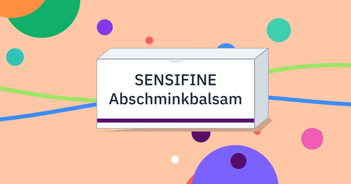 Symbolbild: Packung mit der Aufschrift SENSIFINE Abschminkbalsam (PZN 20787893) – Verfügbarkeit und Bezug in Apotheken in Frankfurt am Main