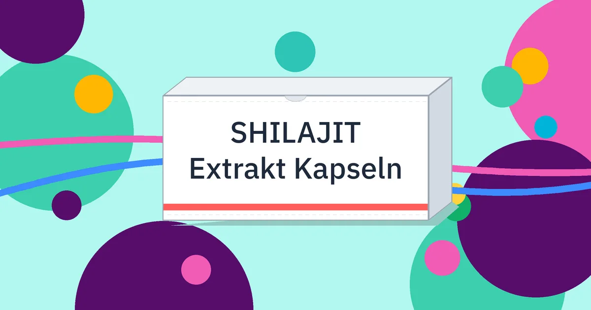Symbolbild: Packung mit der Aufschrift SHILAJIT Extrakt Kapseln (PZN 20084068) – Verfügbarkeit und Bezug in Apotheken in Frankfurt am Main