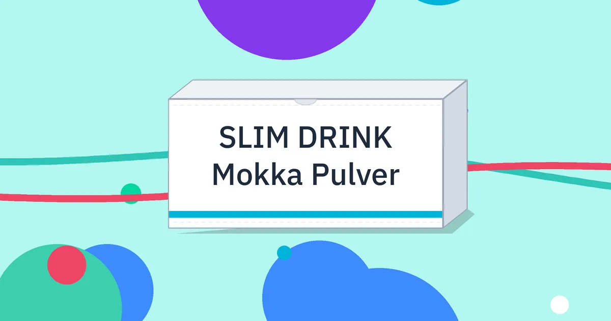 Symbolbild: Packung mit der Aufschrift SLIM DRINK Mokka Pulver (PZN 13983122) – Verfügbarkeit und Bezug in Apotheken in Frankfurt am Main