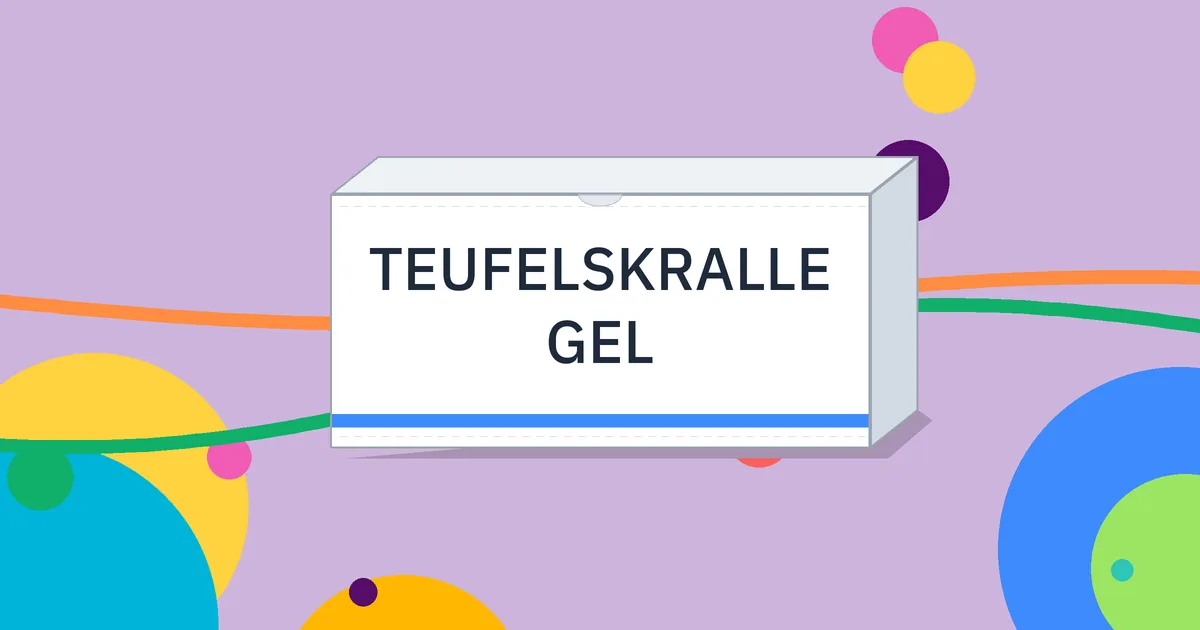 Symbolbild: Packung mit der Aufschrift TEUFELSKRALLE GEL (PZN 12361275) – Verfügbarkeit und Bezug in Apotheken in Frankfurt am Main
