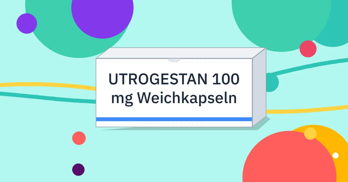 Symbolbild: Packung mit der Aufschrift UTROGESTAN 100 mg Weichkapseln (PZN 09740773) – Verfügbarkeit und Bezug in Apotheken in Frankfurt am Main