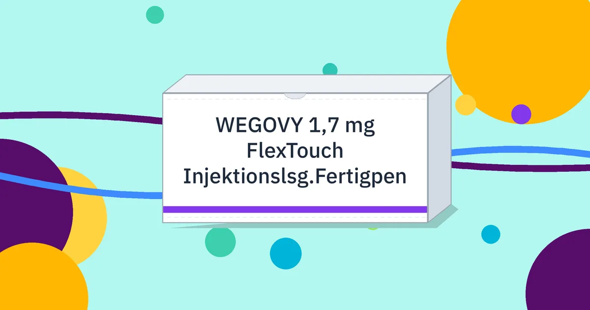 Symbolbild: Packung mit der Aufschrift WEGOVY 1,7 mg FlexTouch Injektionslsg.Fertigpen (PZN 20341200) – Verfügbarkeit und Bezug in Apotheken in Frankfurt am Main