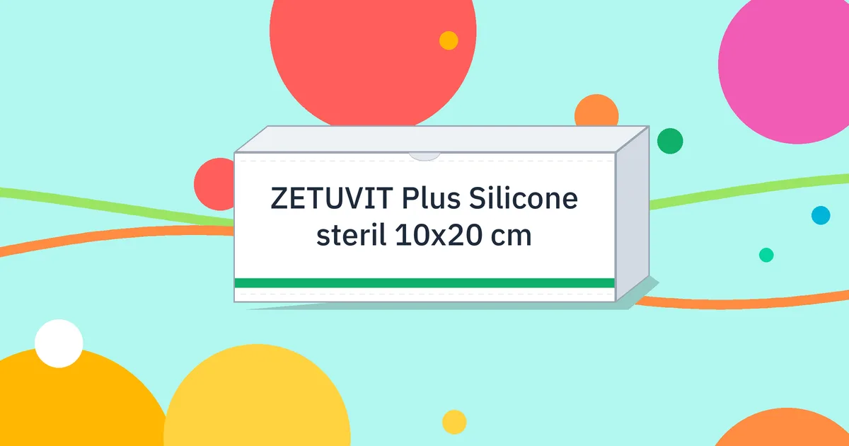 Symbolbild: Packung mit der Aufschrift ZETUVIT Plus Silicone steril 10x20 cm (PZN 18750612) – Verfügbarkeit und Bezug in Apotheken in Frankfurt am Main