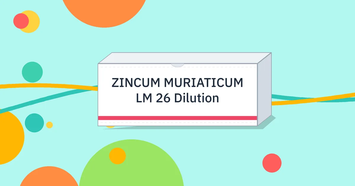 Symbolbild: Packung mit der Aufschrift ZINCUM MURIATICUM LM 26 Dilution (PZN 13295959) – Verfügbarkeit und Bezug in Apotheken in Frankfurt am Main