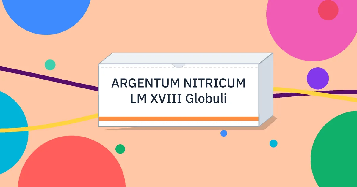 Symbolbild: Packung mit der Aufschrift ARGENTUM NITRICUM LM XVIII Globuli (PZN 02658672) – Verfügbarkeit und Bezug in Apotheken in Frankfurt am Main