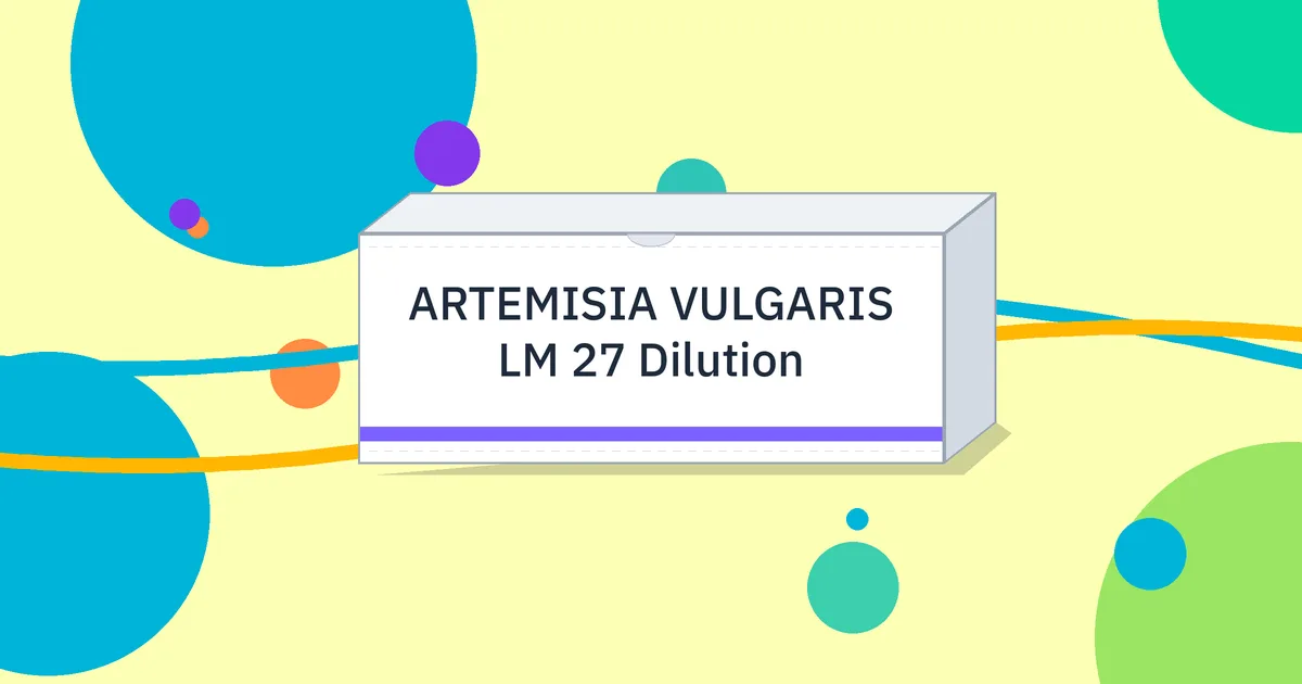 Symbolbild: Packung mit der Aufschrift ARTEMISIA VULGARIS LM 27 Dilution (PZN 12780411) – Verfügbarkeit und Bezug in Apotheken in Frankfurt am Main