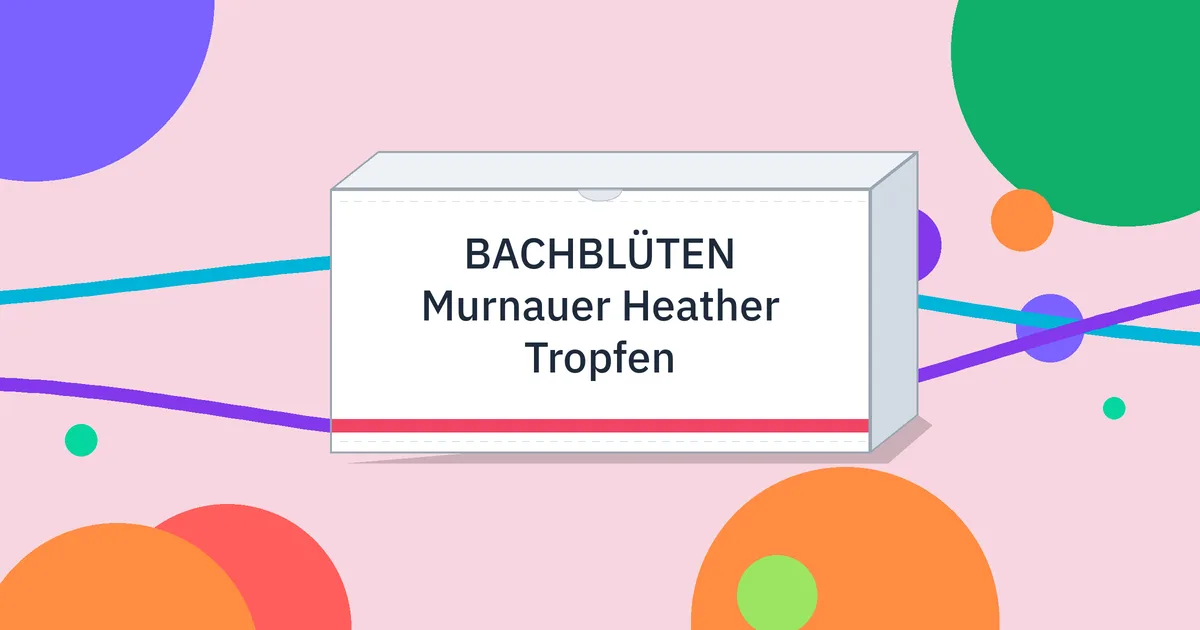 Symbolbild: Packung mit der Aufschrift BACHBLÜTEN Murnauer Heather Tropfen (PZN 07752660) – Verfügbarkeit und Bezug in Apotheken in Frankfurt am Main