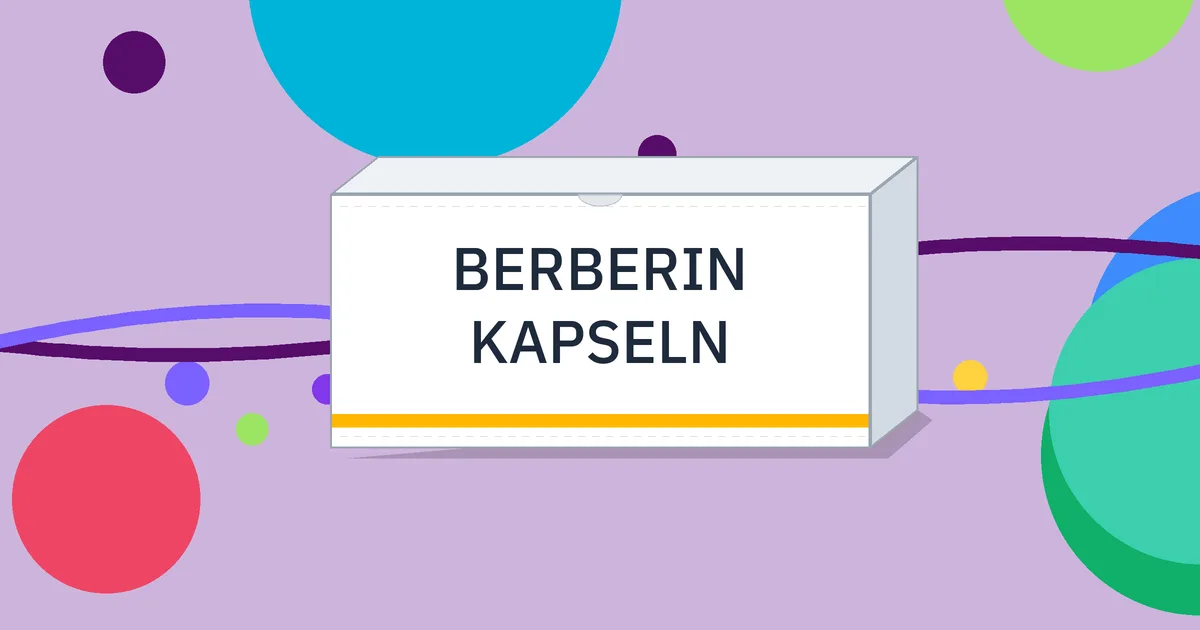 Symbolbild: Packung mit der Aufschrift BERBERIN KAPSELN (PZN 19472090) – Verfügbarkeit und Bezug in Apotheken in Frankfurt am Main