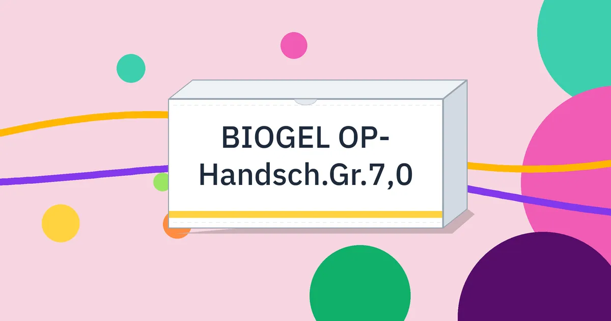 Symbolbild: Packung mit der Aufschrift BIOGEL OP-Handsch.Gr.7,0 (PZN 03987314) – Verfügbarkeit und Bezug in Apotheken in Frankfurt am Main