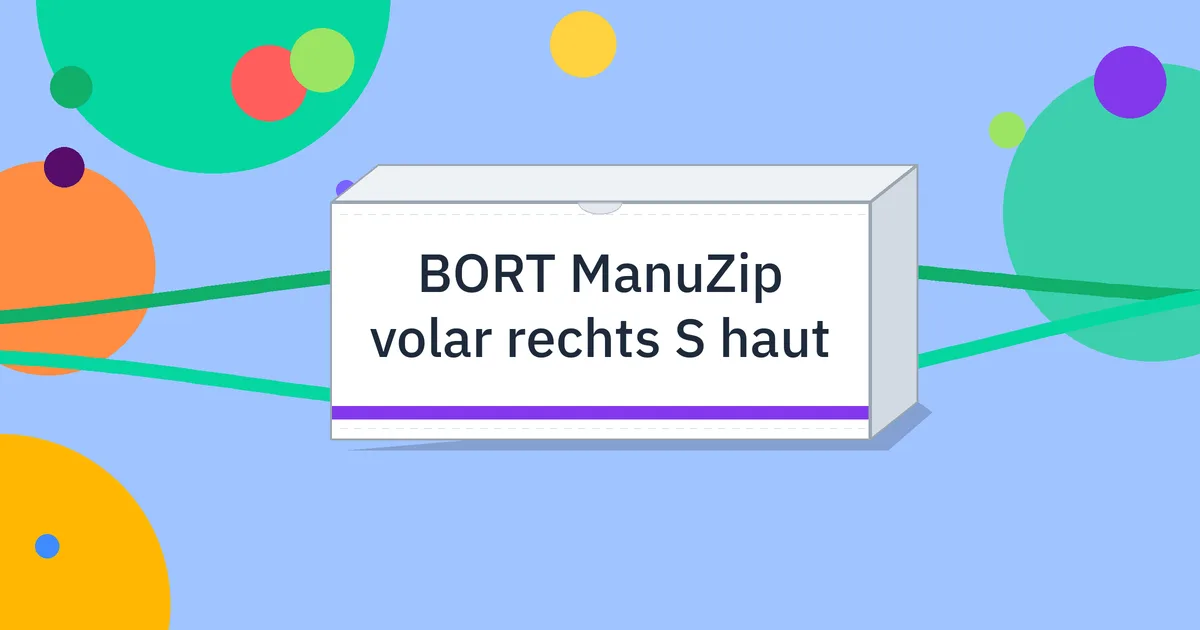 Symbolbild: Packung mit der Aufschrift BORT ManuZip volar rechts S haut (PZN 03808487) – Verfügbarkeit und Bezug in Apotheken in Frankfurt am Main