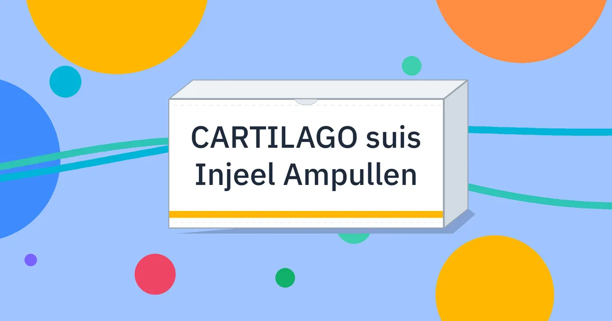 Symbolbild: Packung mit der Aufschrift CARTILAGO suis Injeel Ampullen (PZN 00181208) – Verfügbarkeit und Bezug in Apotheken in Frankfurt am Main