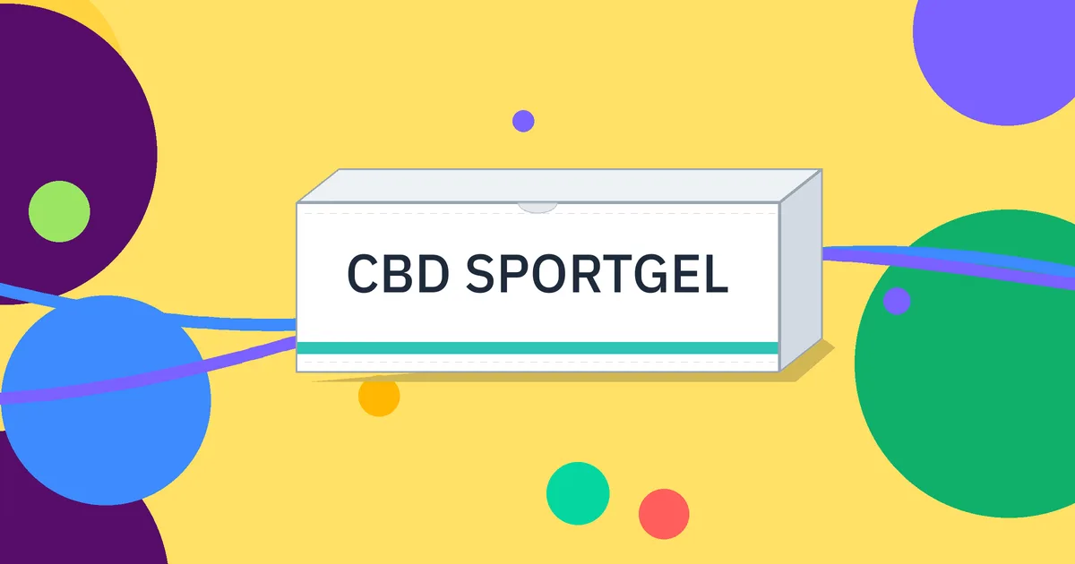 Symbolbild: Packung mit der Aufschrift CBD SPORTGEL (PZN 20894034) – Verfügbarkeit und Bezug in Apotheken in Frankfurt am Main