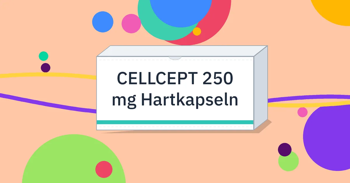Symbolbild: Packung mit der Aufschrift CELLCEPT 250 mg Hartkapseln (PZN 15434141) – Verfügbarkeit und Bezug in Apotheken in Frankfurt am Main