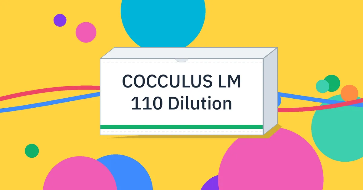 Symbolbild: Packung mit der Aufschrift COCCULUS LM 110 Dilution (PZN 12825237) – Verfügbarkeit und Bezug in Apotheken in Frankfurt am Main