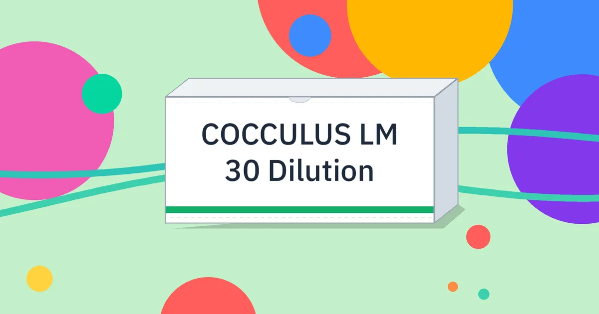 Symbolbild: Packung mit der Aufschrift COCCULUS LM 30 Dilution (PZN 03504267) – Verfügbarkeit und Bezug in Apotheken in Frankfurt am Main