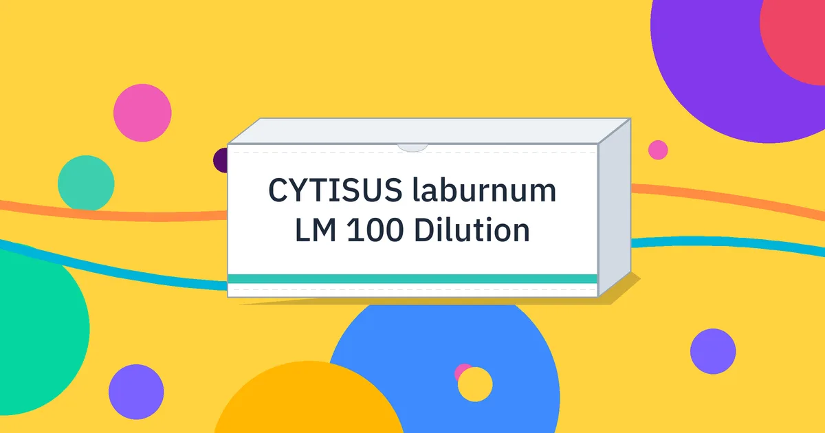 Symbolbild: Packung mit der Aufschrift CYTISUS laburnum LM 100 Dilution (PZN 13460803) – Verfügbarkeit und Bezug in Apotheken in Frankfurt am Main