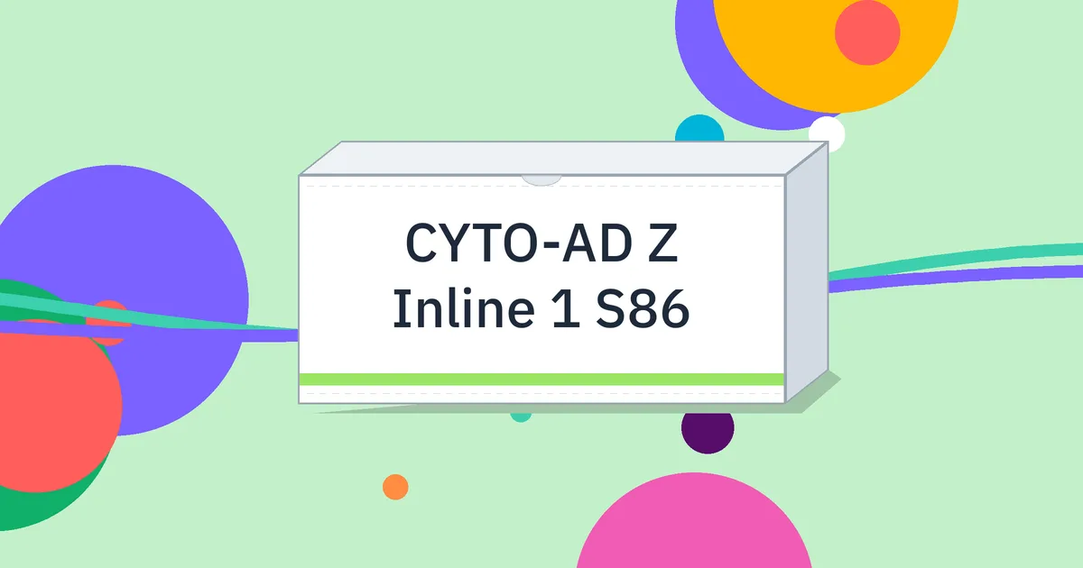 Symbolbild: Packung mit der Aufschrift CYTO-AD Z Inline 1 S86 (PZN 11216571) – Verfügbarkeit und Bezug in Apotheken in Frankfurt am Main