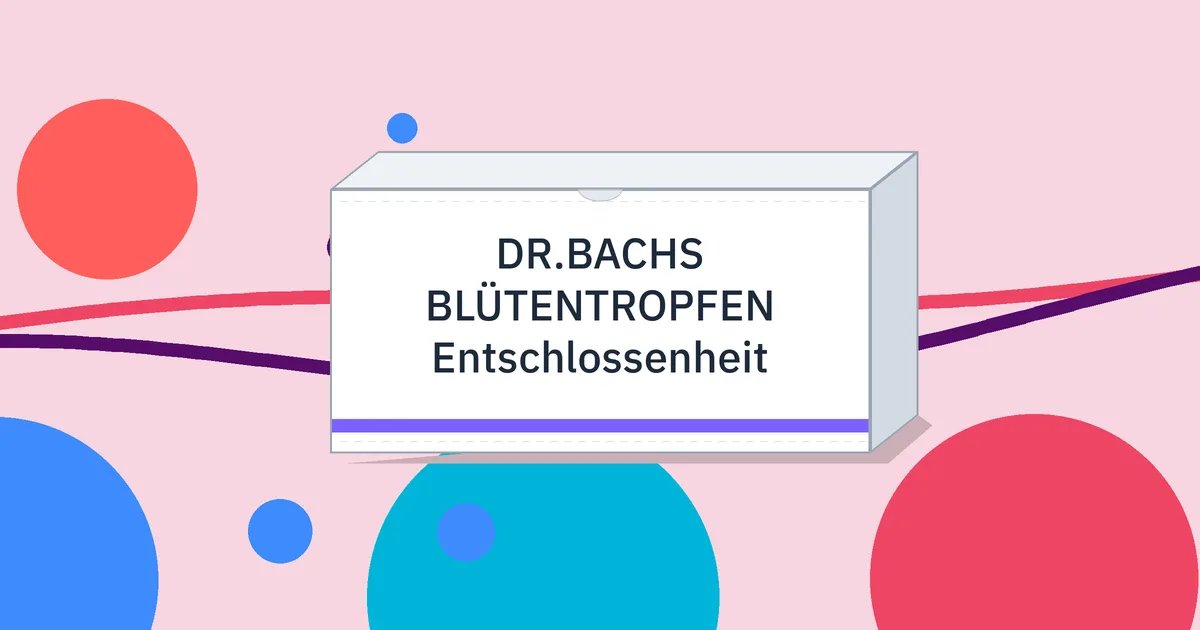 Symbolbild: Packung mit der Aufschrift DR.BACHS BLÜTENTROPFEN Entschlossenheit (PZN 17193799) – Verfügbarkeit und Bezug in Apotheken in Frankfurt am Main