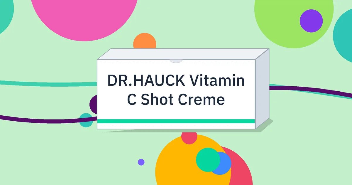 Symbolbild: Packung mit der Aufschrift DR.HAUCK Vitamin C Shot Creme (PZN 18066353) – Verfügbarkeit und Bezug in Apotheken in Frankfurt am Main