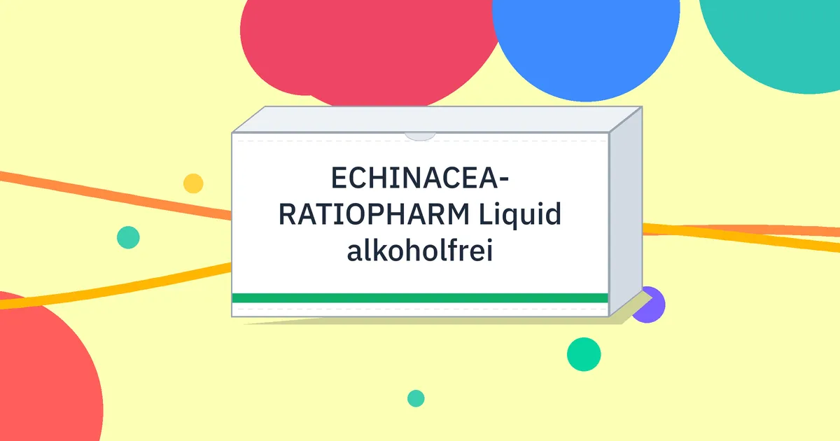 Symbolbild: Packung mit der Aufschrift ECHINACEA-RATIOPHARM Liquid alkoholfrei (PZN 01581944) – Verfügbarkeit und Bezug in Apotheken in Frankfurt am Main