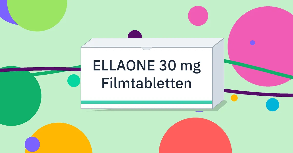 Symbolbild: Packung mit der Aufschrift ELLAONE 30 mg Filmtabletten (PZN 20300508) – Verfügbarkeit und Bezug in Apotheken in Frankfurt am Main