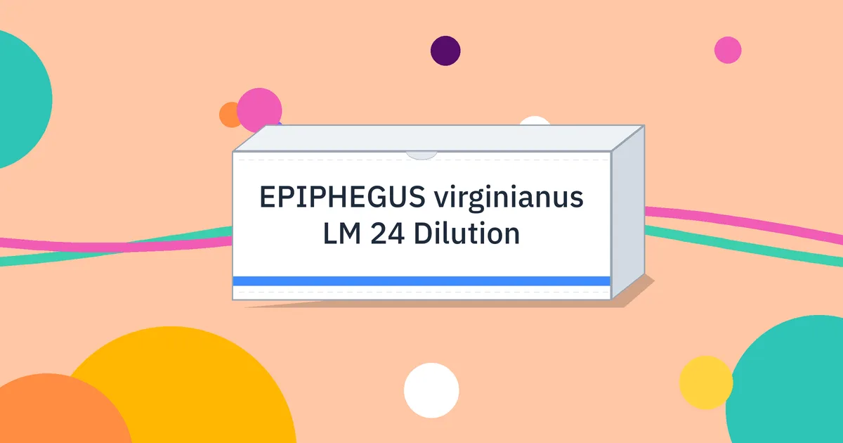 Symbolbild: Packung mit der Aufschrift EPIPHEGUS virginianus LM 24 Dilution (PZN 13472717) – Verfügbarkeit und Bezug in Apotheken in Frankfurt am Main