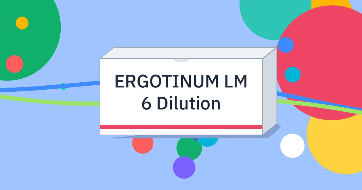 Symbolbild: Packung mit der Aufschrift ERGOTINUM LM 6 Dilution (PZN 13477146) – Verfügbarkeit und Bezug in Apotheken in Frankfurt am Main