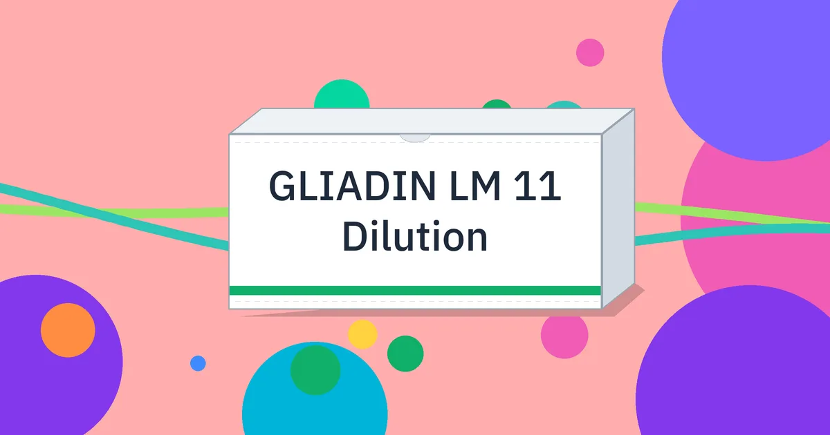 Symbolbild: Packung mit der Aufschrift GLIADIN LM 11 Dilution (PZN 13544196) – Verfügbarkeit und Bezug in Apotheken in Frankfurt am Main