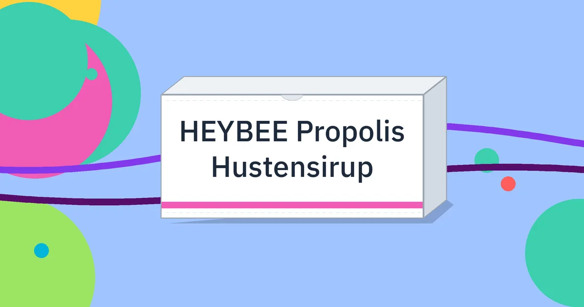 Symbolbild: Packung mit der Aufschrift HEYBEE Propolis Hustensirup (PZN 20580347) – Verfügbarkeit und Bezug in Apotheken in Frankfurt am Main