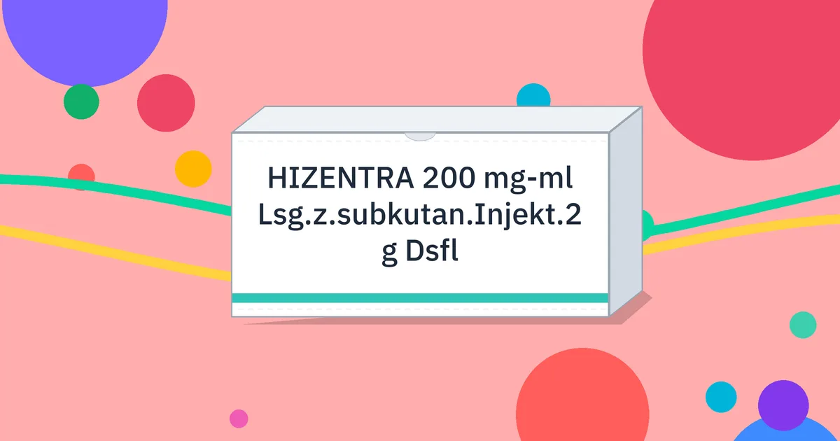 Symbolbild: Packung mit der Aufschrift HIZENTRA 200 mg-ml Lsg.z.subkutan.Injekt.2 g Dsfl (PZN 14001428) – Verfügbarkeit und Bezug in Apotheken in Frankfurt am Main