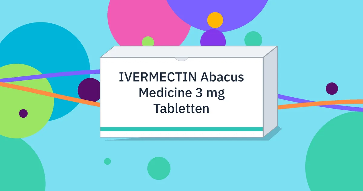Symbolbild: Packung mit der Aufschrift IVERMECTIN Abacus Medicine 3 mg Tabletten (PZN 19822271) – Verfügbarkeit und Bezug in Apotheken in Frankfurt am Main