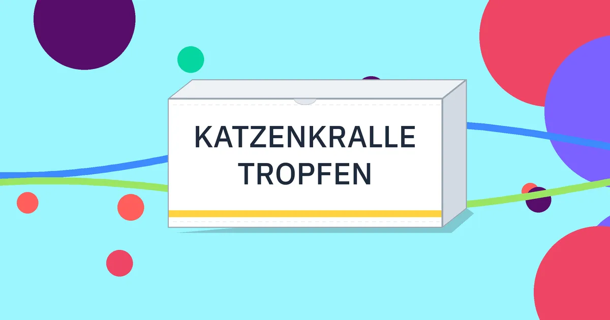 Symbolbild: Packung mit der Aufschrift KATZENKRALLE TROPFEN (PZN 18781044) – Verfügbarkeit und Bezug in Apotheken in Frankfurt am Main