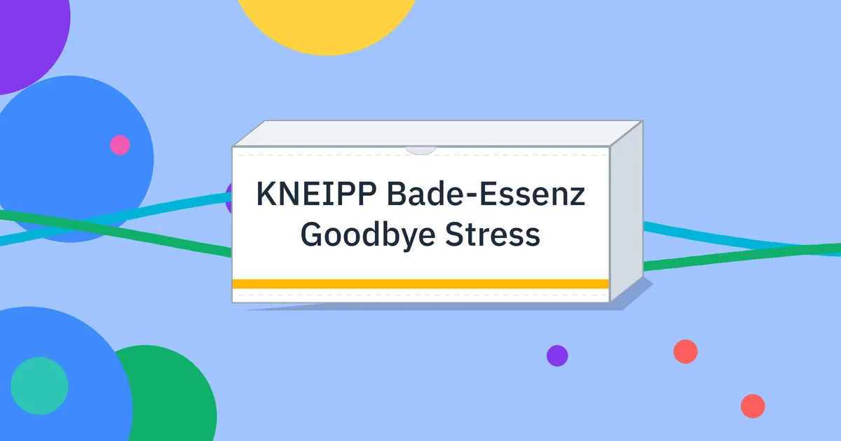 Symbolbild: Packung mit der Aufschrift KNEIPP Bade-Essenz Goodbye Stress (PZN 15613211) – Verfügbarkeit und Bezug in Apotheken in Frankfurt am Main