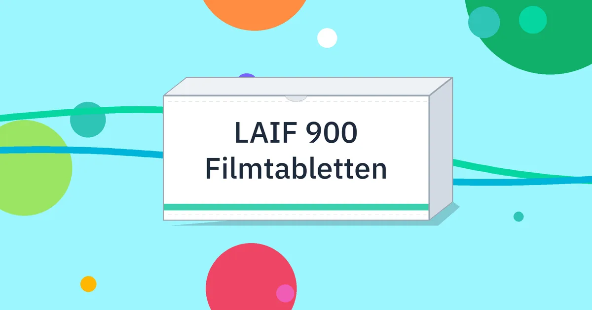 Symbolbild: Packung mit der Aufschrift LAIF 900 Filmtabletten (PZN 02068551) – Verfügbarkeit und Bezug in Apotheken in Frankfurt am Main