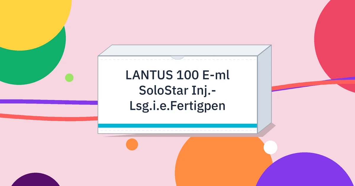 Symbolbild: Packung mit der Aufschrift LANTUS 100 E-ml SoloStar Inj.-Lsg.i.e.Fertigpen (PZN 16123992) – Verfügbarkeit und Bezug in Apotheken in Frankfurt am Main